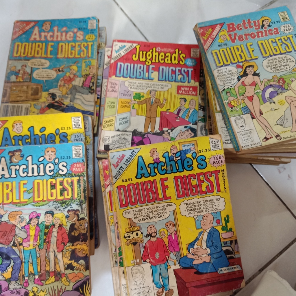 Vintage Archie Double Digest pre-loved (256 pages each) - price per ...