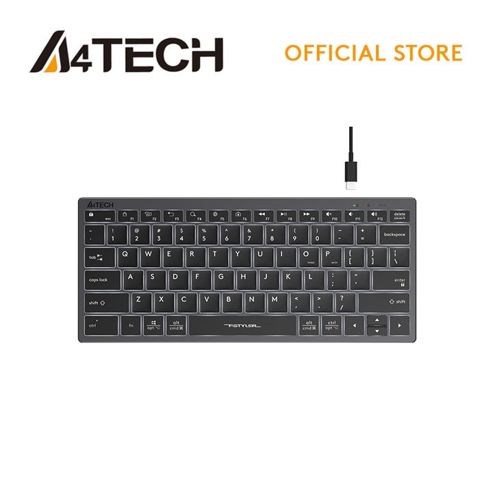 A4Tech FX61 Scissor Switch Keys USB Wired Compact Keyboard | Shopee ...