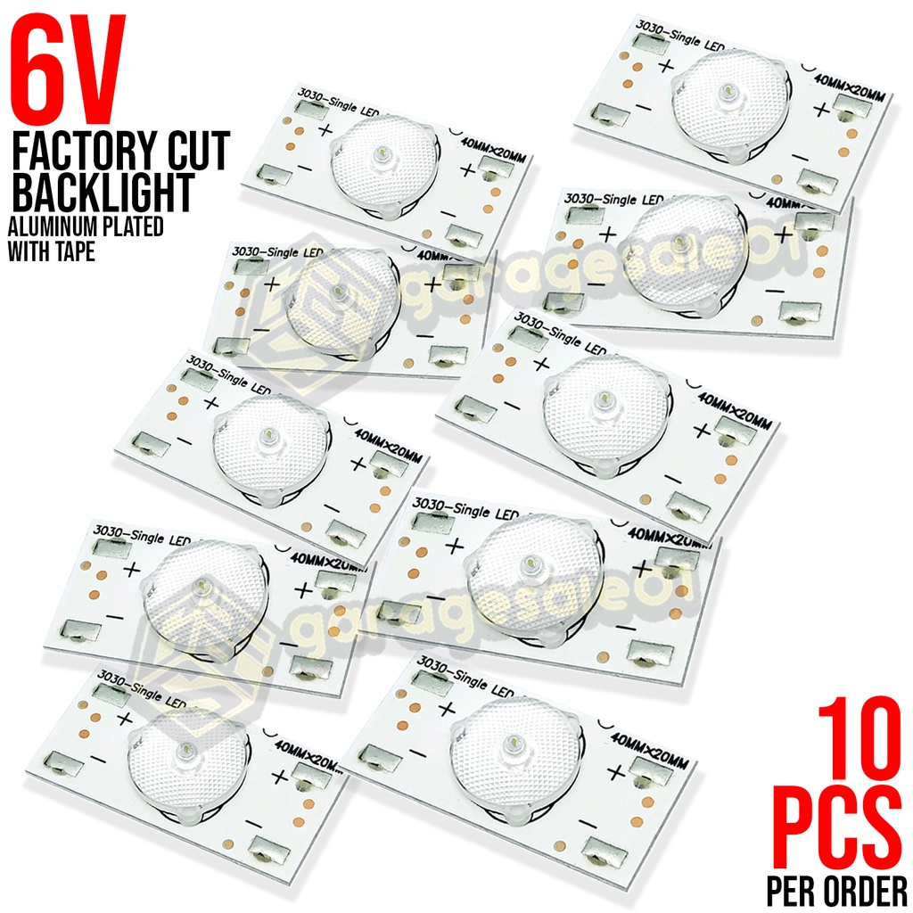 10PCS Backlight Single Bead led Tv Backlight 6V Round Factory Cut (w ...