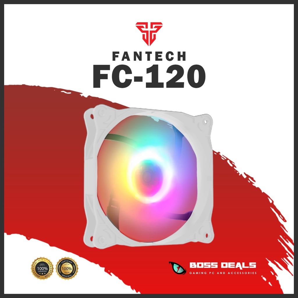 FANTECH FC-120 CORE CASE FAN -WHITE Cooling Fans | Shopee Philippines