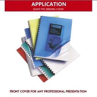 PVC Binding Cover 200micron short / a4 / long (100/pck) || PP Frosted ...