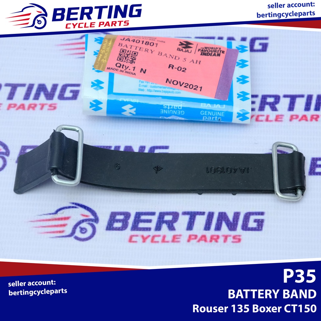 BATTERY BAND Rouser 135 Boxer CT150 Genuine JA401801 | Shopee Philippines