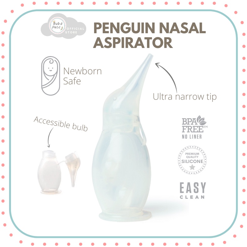 Penguin Newborn Baby Nasal Suction Silicone Aspirator Mucus Vacuum Ear ...