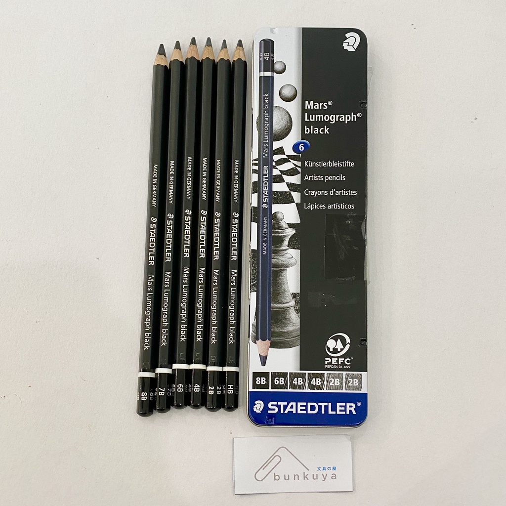 Staedtler Design Journey Mars Lumograph Black Pencil 100B | Shopee Philippines
