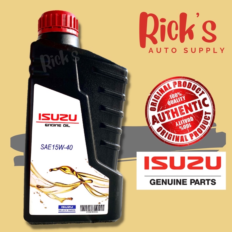 Isuzu Engine Oil SAE 15W-40 for Diesel Engines (100% Genuine) | Shopee ...