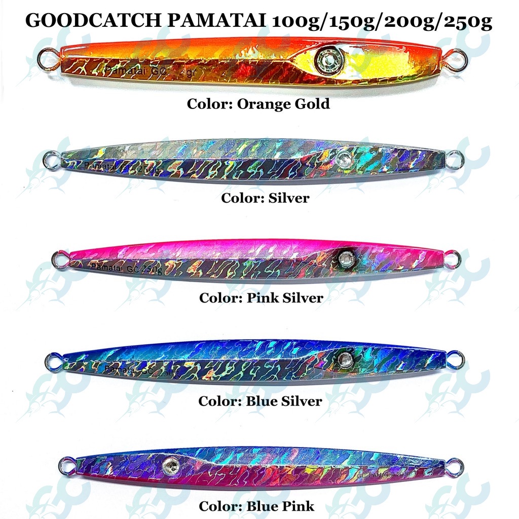 GoodCatch GC Pamatai 100g 150g 200g 250g Metal Jig Lure | Shopee Philippines