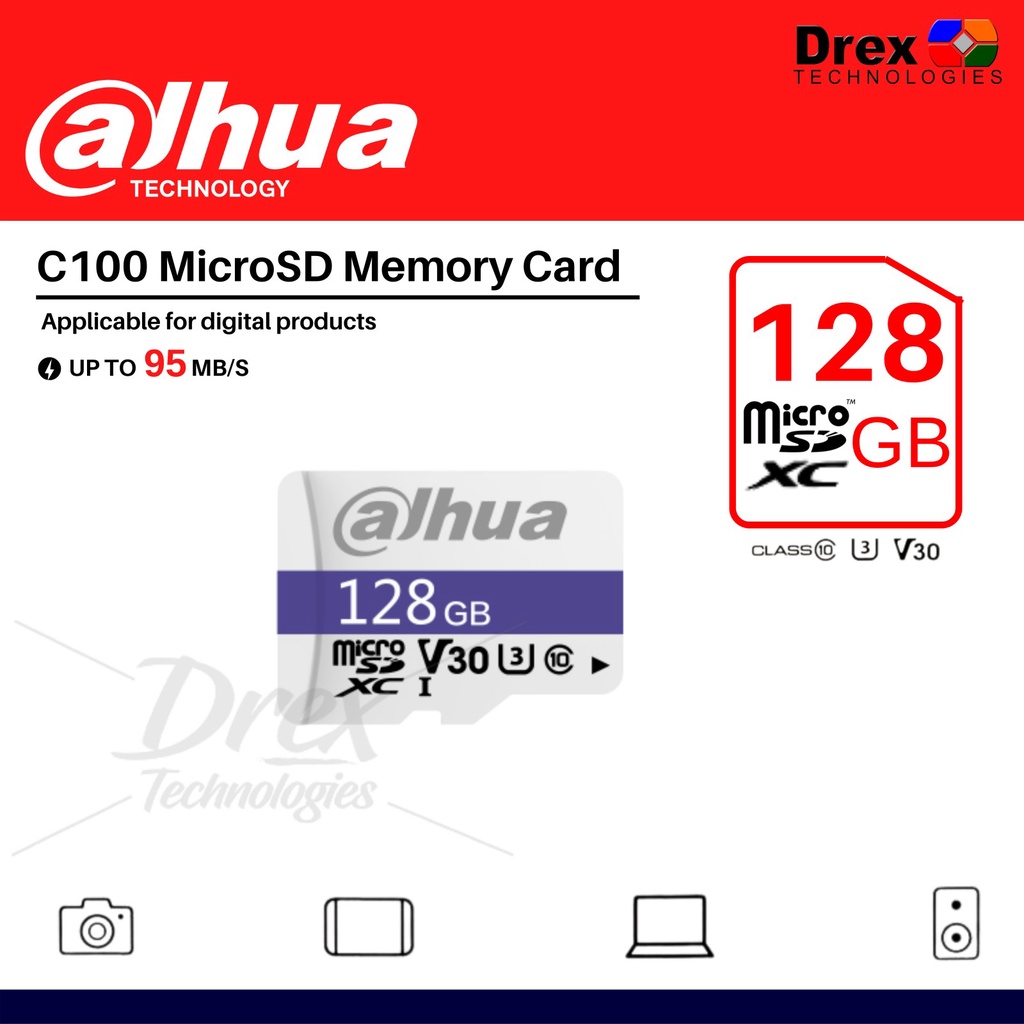 Dahua 128GB Micro SD Card C100 Micro SD Memory Card | Shopee Philippines