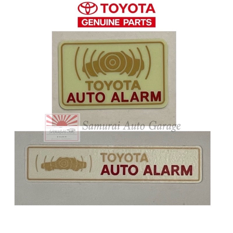Toyota Label, Immobilizer & Security Sticker - UniTop