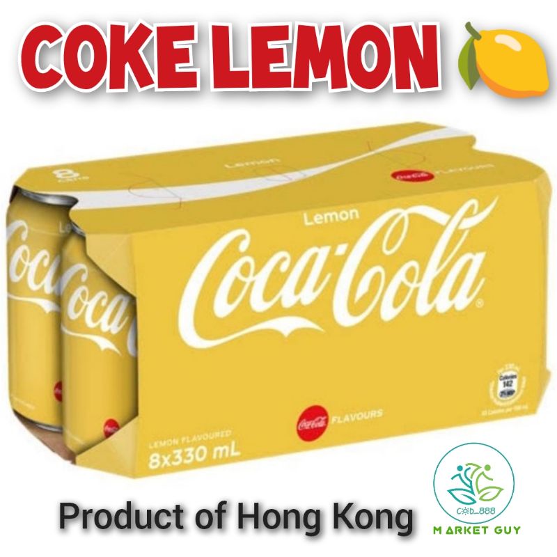 Coke Lemon Hong Kong 8 x 330ml | Shopee Philippines
