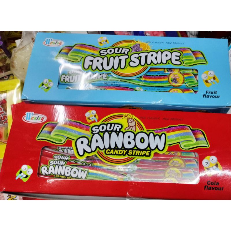Sour Rainbow stripe 30 pcs/box | Lootbag Filler, Paninda, Party ...
