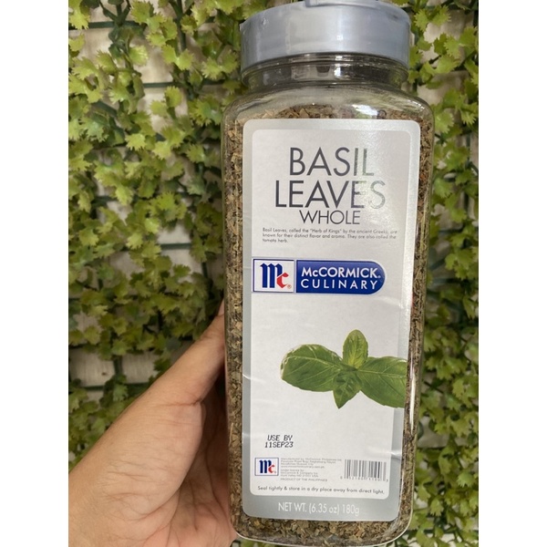 McCormick Basil Leaves Whole 180g | Shopee Philippines