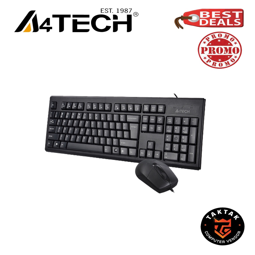 A4tech KRS-8372 Mouse & Keyboard Bundle | Shopee Philippines