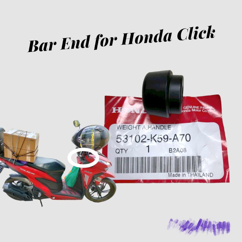 Weight Handle Bar End for Honda Click 125i/150i spare parts accessories ...