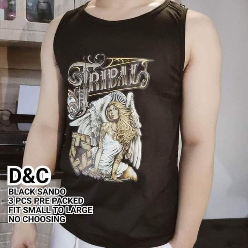 Black Sando Muscle Sando | Shopee Philippines