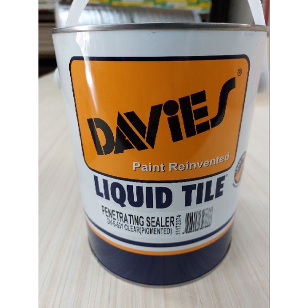 Davies DV5531 Liquid Tile Penetrating Sealer Clear Pigmented 4liter ...