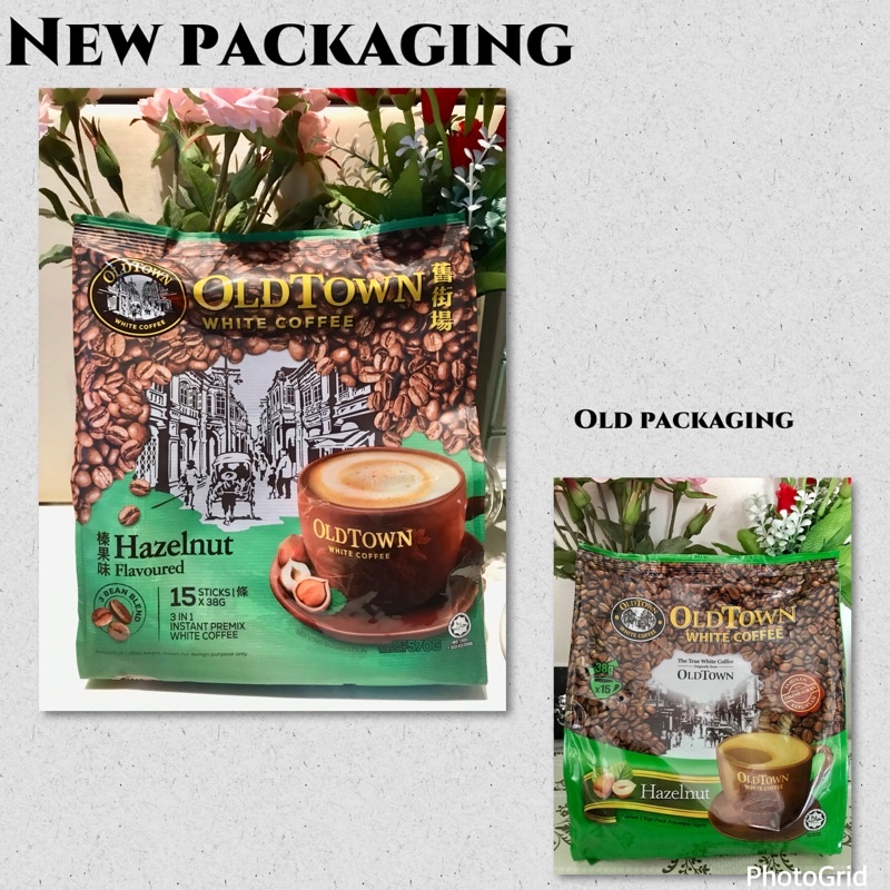 [Old Town] OldTown White Coffee - Hazelnut (15 sachets x 38g=570g per pack) From Malaysia ...