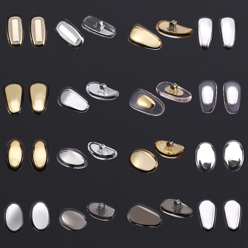 Glass Nose Tray Bag Silica Gel Nose Tray Silica Gel Eye Pad Gold Silver ...