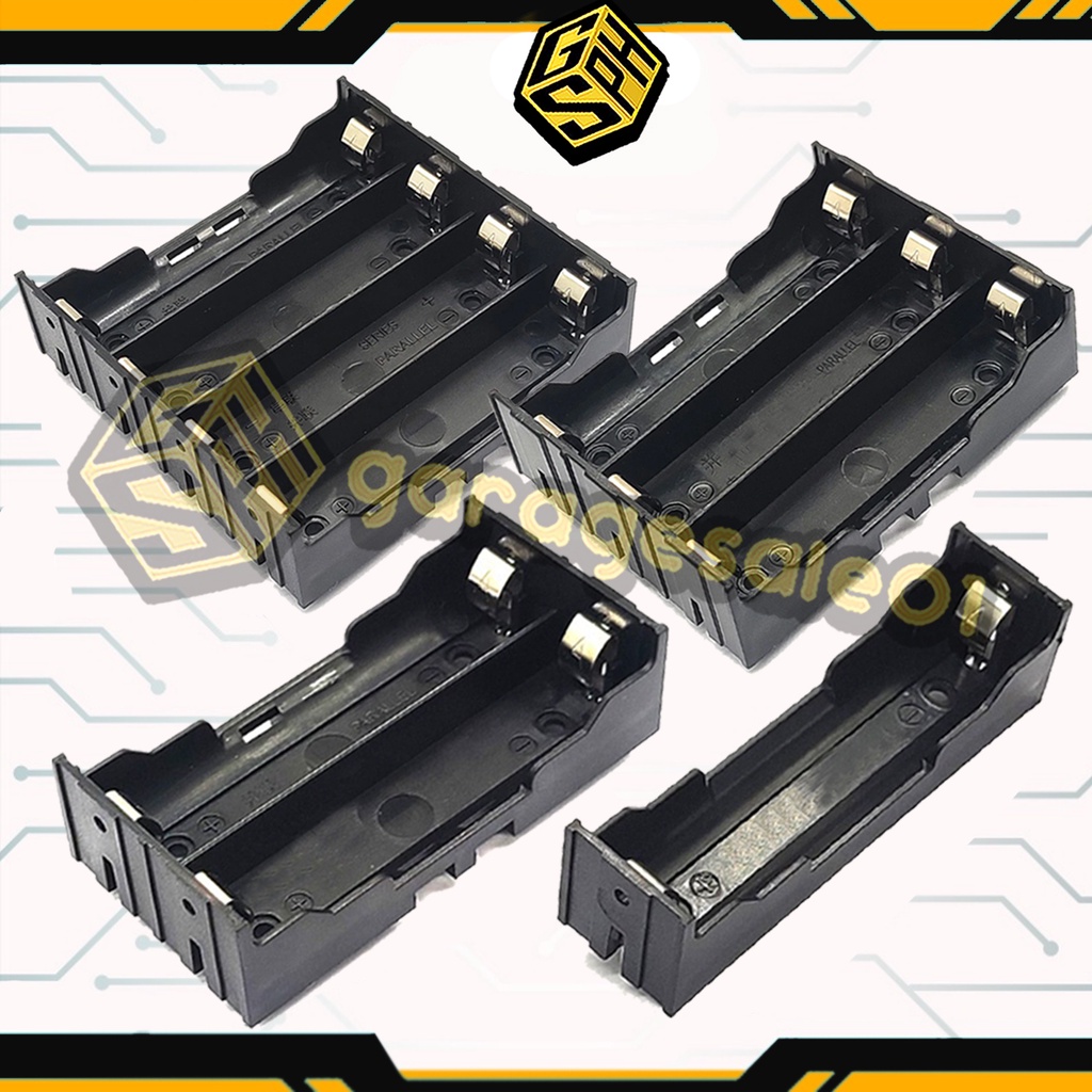 18650 Cell Battery Holder Case Blossom Series Parallel 3.7V | Shopee ...