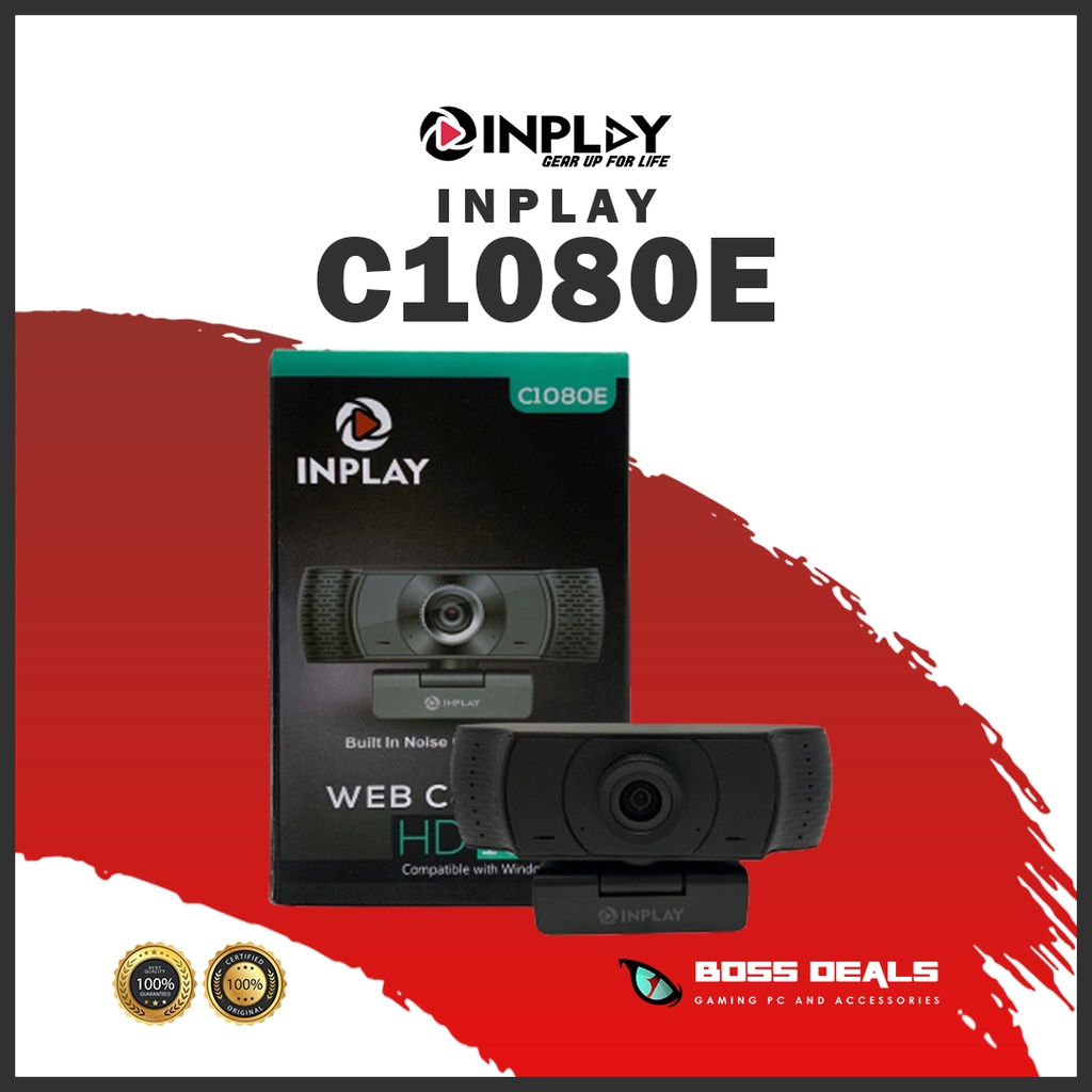 IINPLAY C1080E HD1080P WEB CAMERA | Shopee Philippines