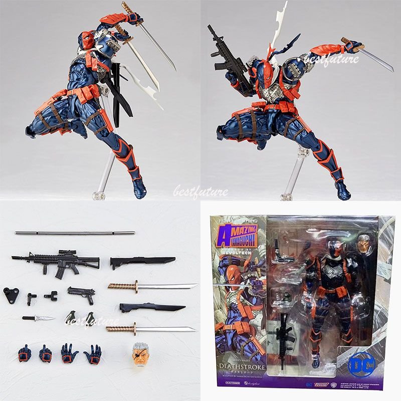 NEW Terminator Revoltech Amazing Yamaguchi Deathstroke No.011 Action ...