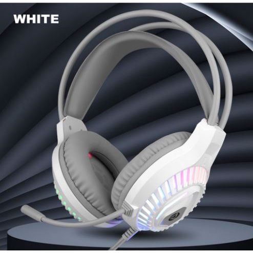 INPLAY H20 Gaming Headset RGB Light Noise Cancellation Wired Headphone ...