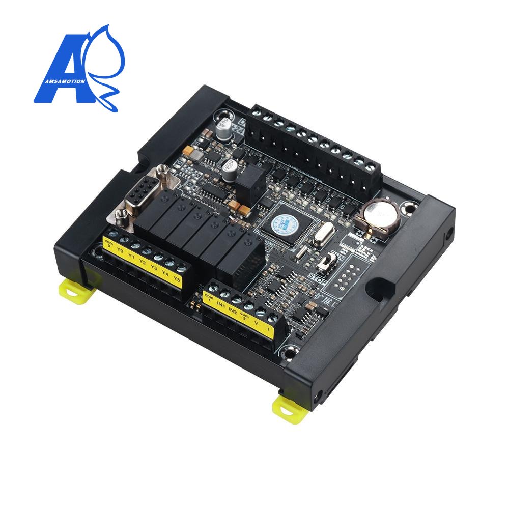 Amsamotion Fx3u 14mr Replace Melsec Plc 2ai1ao 8di6do Modbus Analog Output Input Relay Type