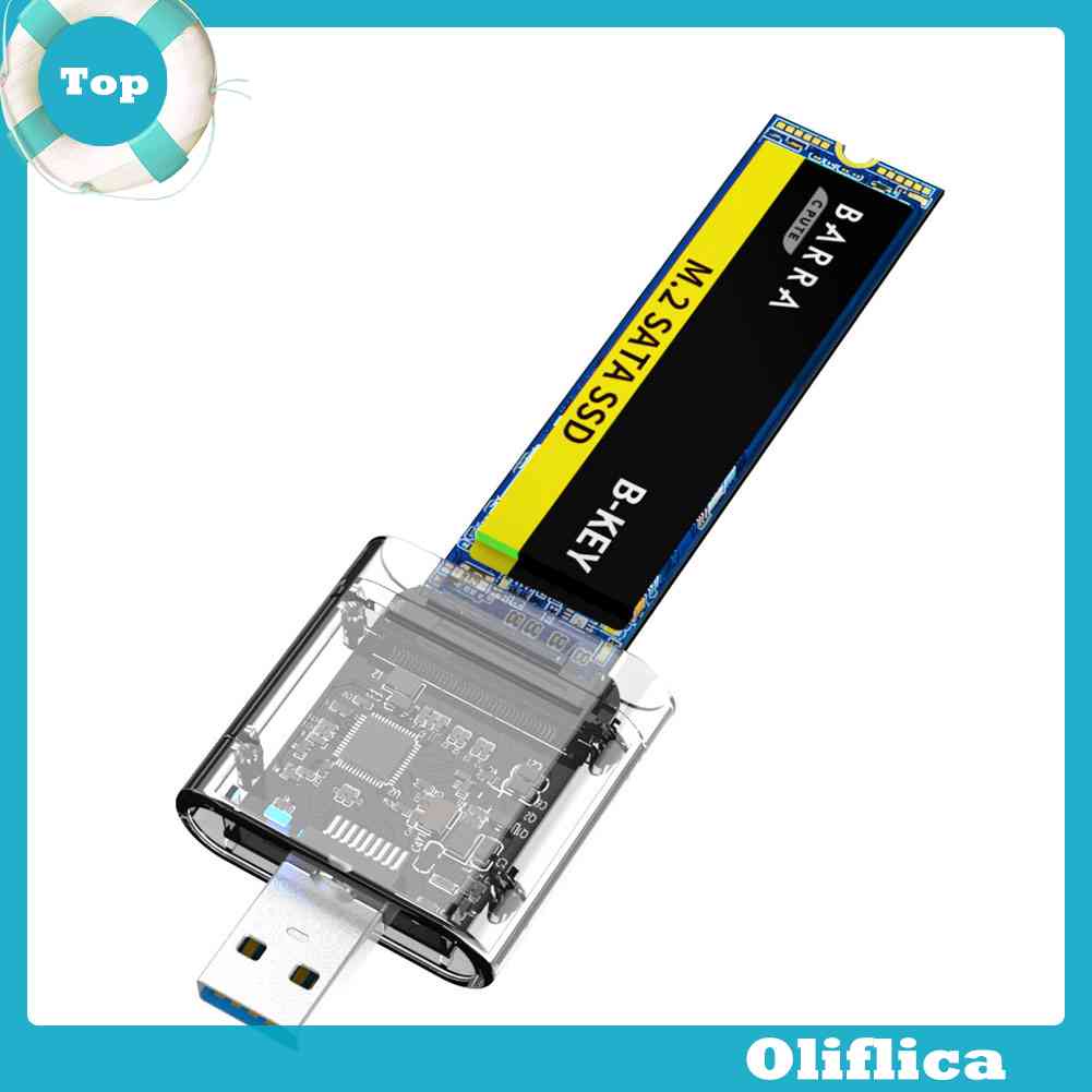 M2 SSD Case M.2 to USB3.0 Gen 1 5Gbps High-speed SSD Enclosure for SATA ...