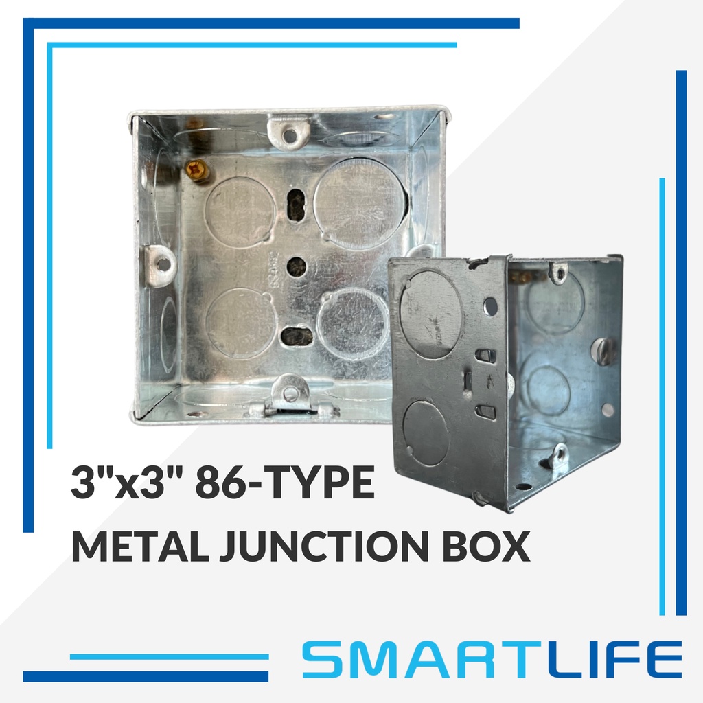 3"x3" 86-Type Metal Junction Box / Utility Box | Shopee Philippines