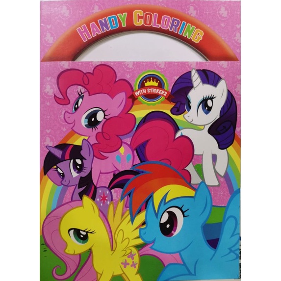 My Little Pony Handy Coloring Book for kids/preschool | Shopee Philippines