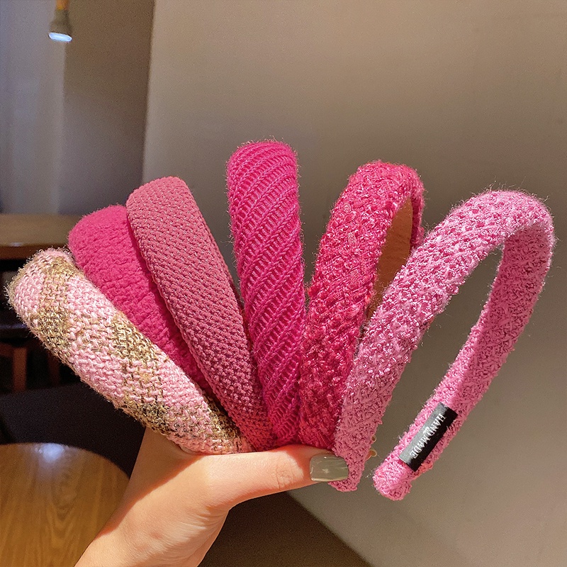 Retro headband 2022 new women's headwear simple wide-brimmed headband ...