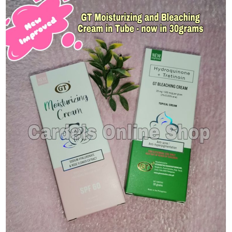 New Improved GT Night Cream and Moisturizing Cream Spf60 in Tube - now ...