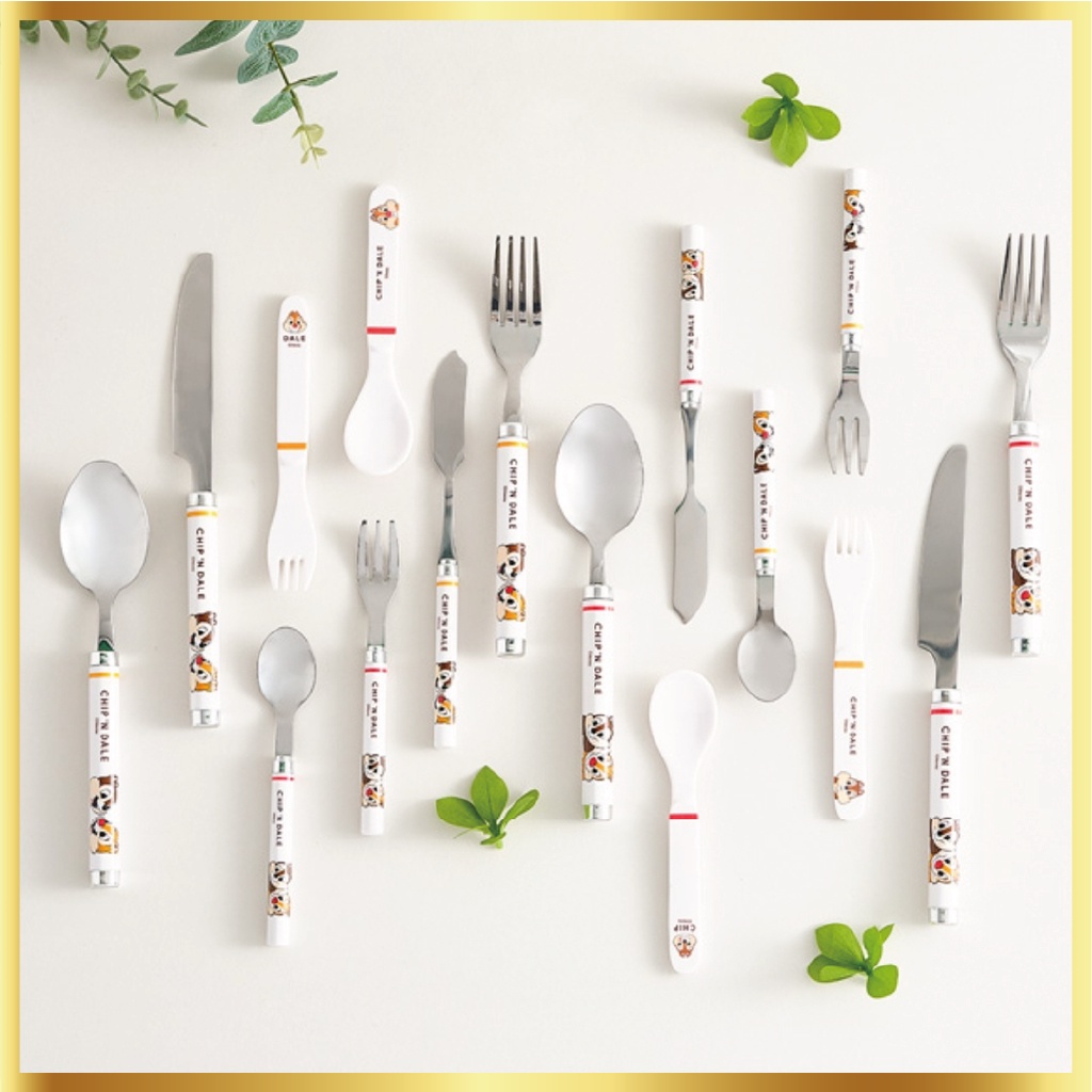 Disney CHIP & DALE Spoon Fork Knife Cutleries Set 2022 New Version ...