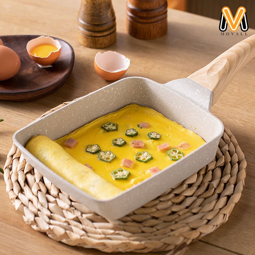 Non-Stick Japanese Tamagoyaki Pan Egg Pan Omelette Pan Egg Roll Pan ...
