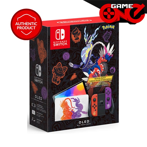 Nintendo Switch OLED Model Pokemon Scarlet & Violet Edition | Shopee ...