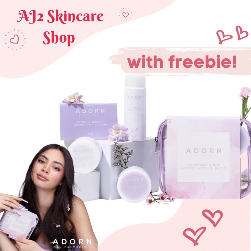 (COD + FREEBIE) Adorn Radiance Potion Intense Exfoliating Set | Shopee ...