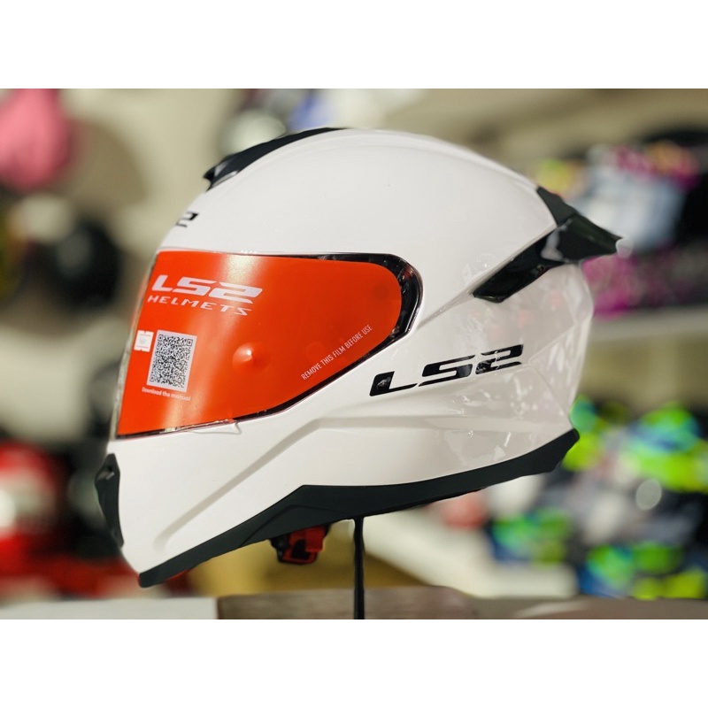 LS2 FF802 FLASH Full-Face Single Mono Helmet + Free Tinted Visor ...