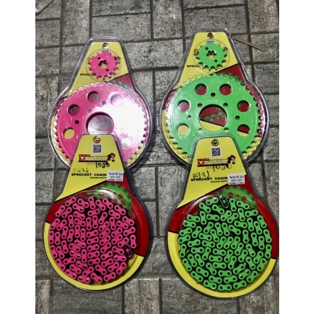 colored chain set Mutarru raider 150 | Shopee Philippines