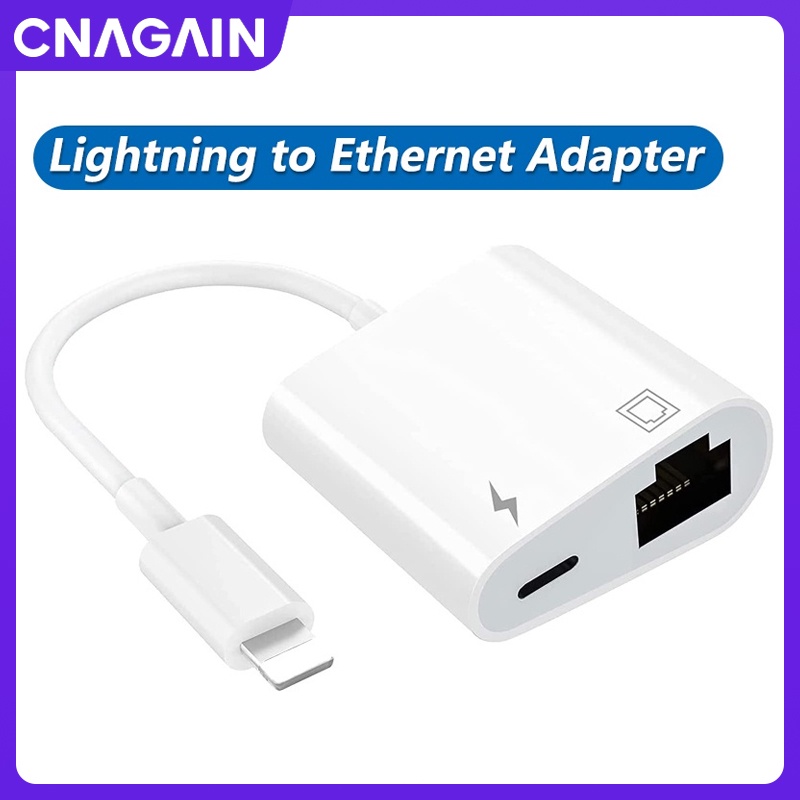 Lightnig to Ethernet Adapter,RJ45 Ethernet LAN Network Adapter, Plug ...