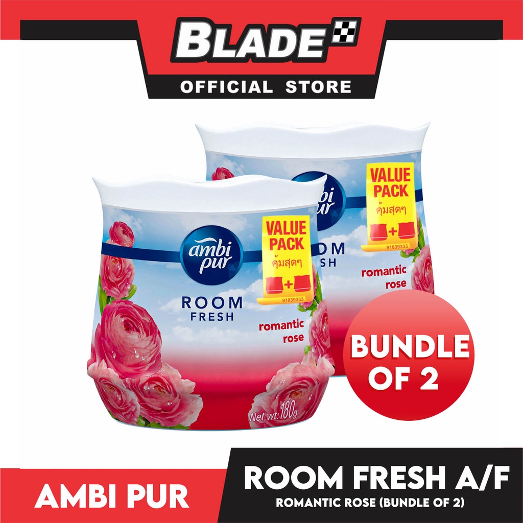 2pcs Ambi Pur Air Freshener Room Fresh 180g (Romantic Rose) Long ...