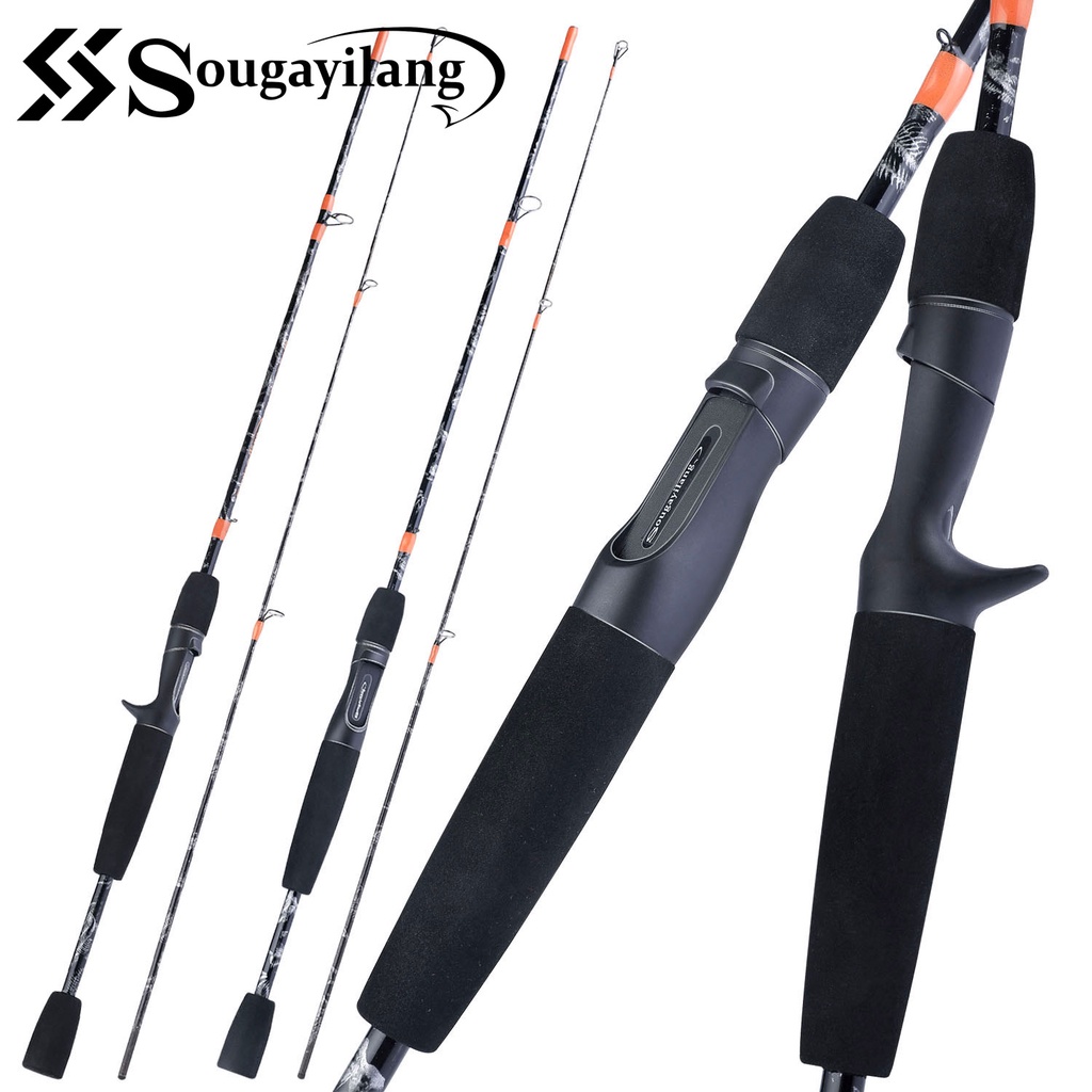 Sougayilang Fishing Rod 5ft 2 Sections Spinning/Casting High Quality ...