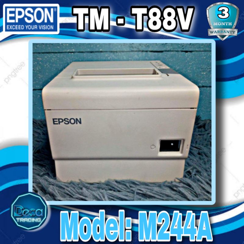 EPSON TM-T88V THERMAL POS RECEIPT PRINTER MODEL: M244A | Shopee Philippines