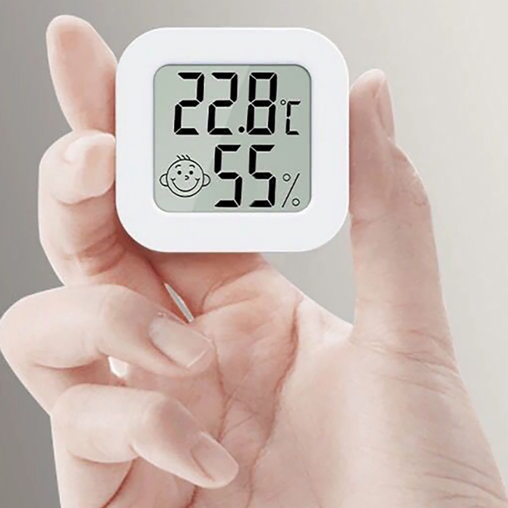 Mini LCD Digital Thermometer Hygrometer with Smiling Face Expression ...