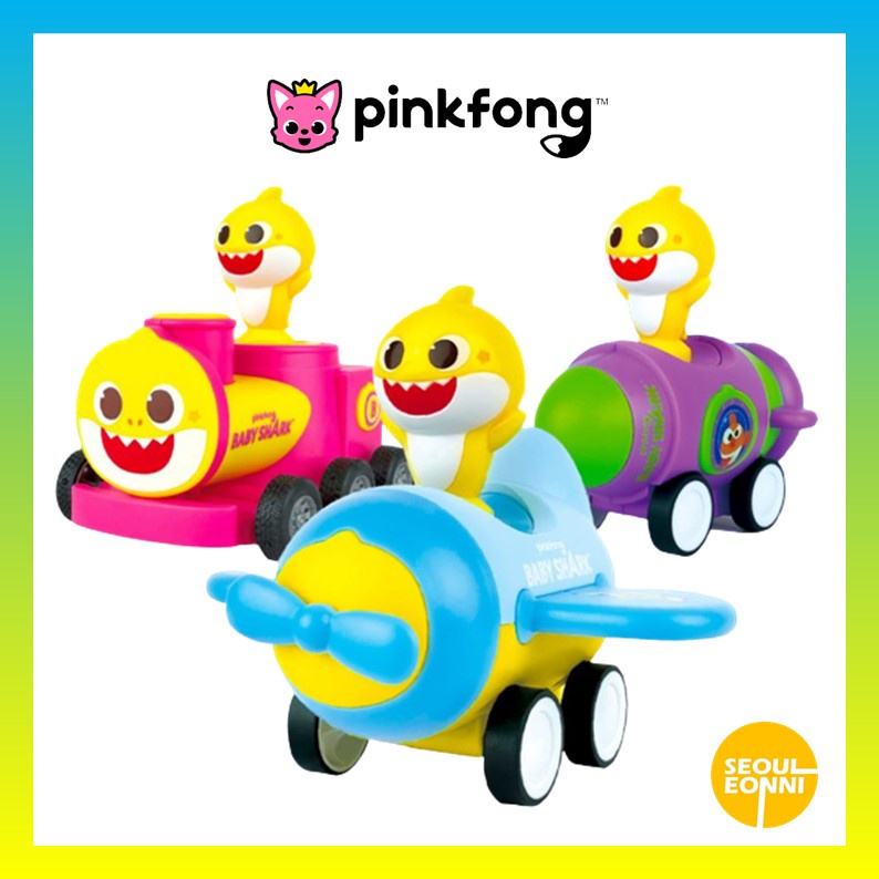[Pinkfong] Baby Shark Puch and Go Train Airplane Rocket Car / Pinkfong ...