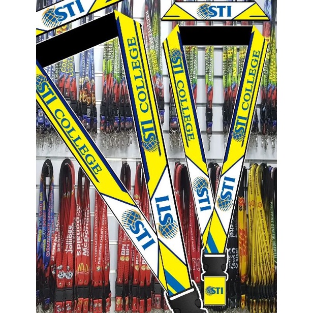 sti college id lace lanyard id sling lanyards | Shopee Philippines