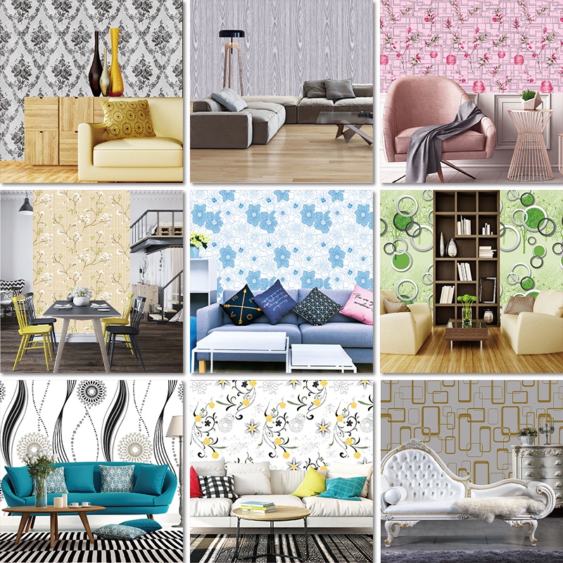 wallpaper bricks 45cmx10m sticker PVC waterproof Adhesive wall paper ...