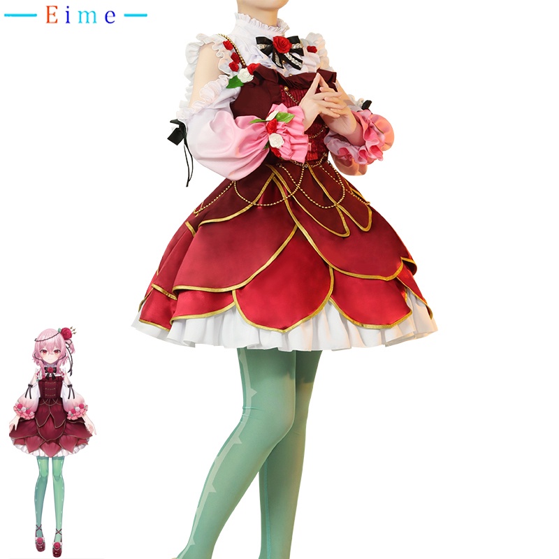 Rosemi Lovelock Cosplay Costume Nijisanji OBSYDIA Vtuber Clothing Women ...