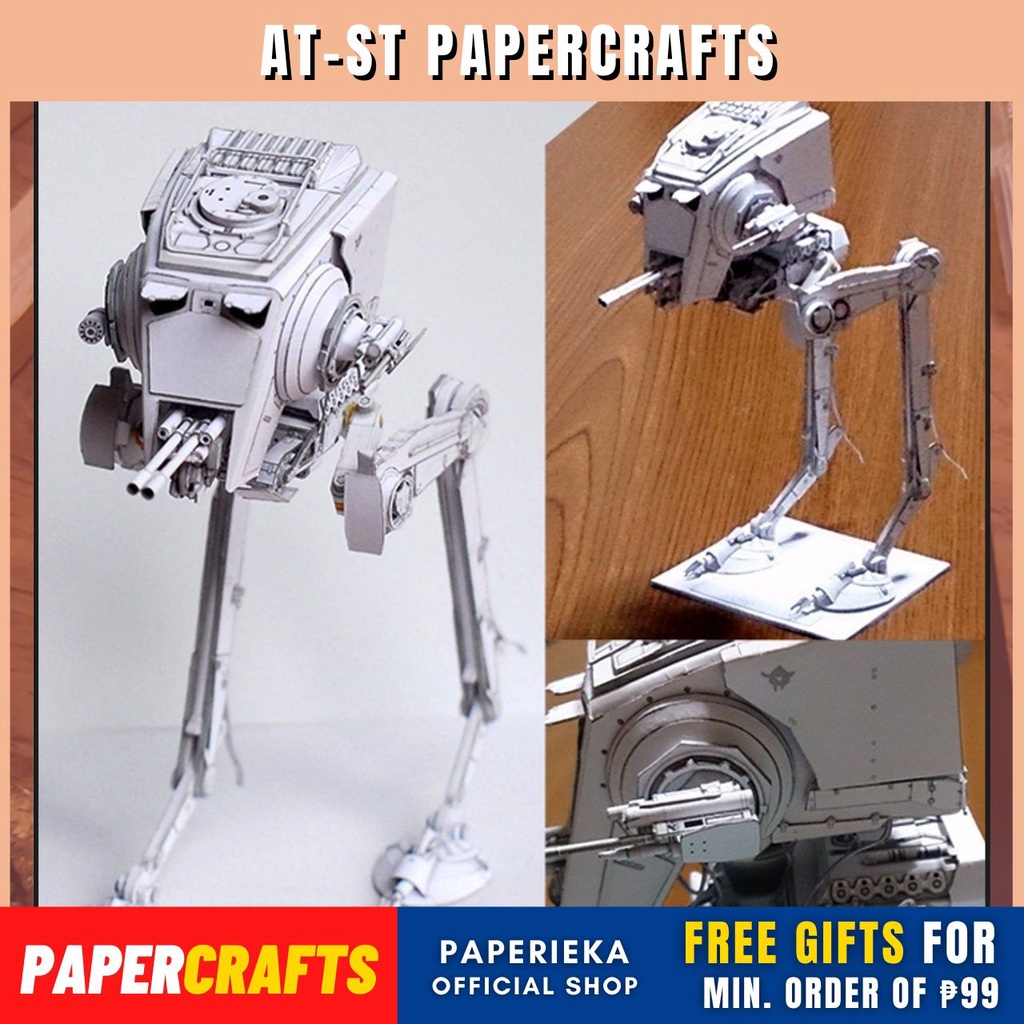 AT-ST Star Wars Figure : Movie Figure Papercraft / Papercrafts ...