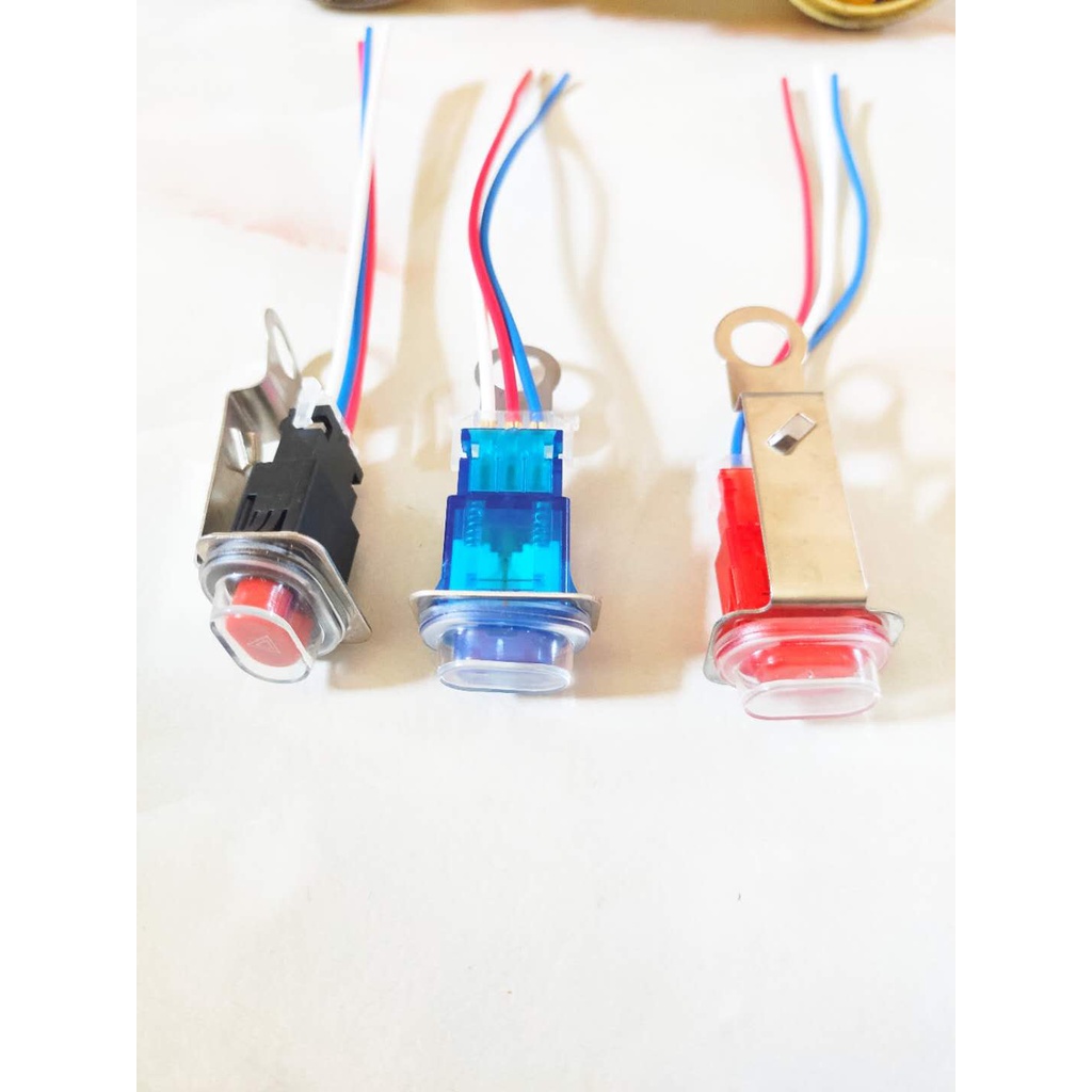 Hazard Switch with cover with Sidemirror Bracket for Motorcycle ...