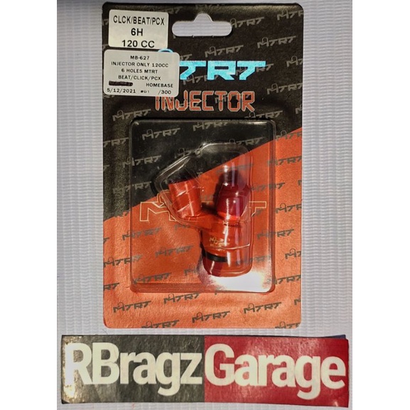MTRT Injector 6 Holes 120cc - Honda Click 125, 150 / Beat / PCX / CRF ...