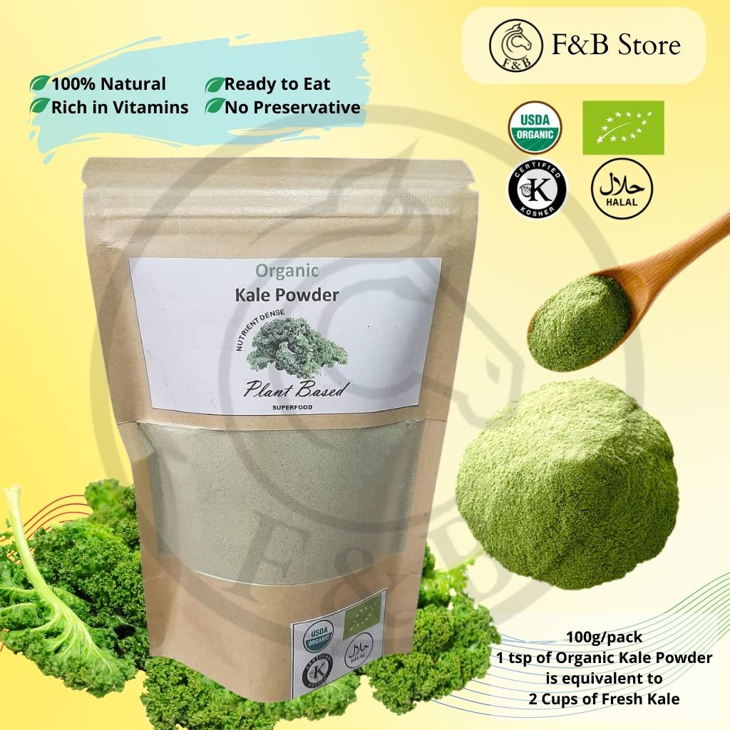 KALE POWDER 100% ORGANIC AND NUTRITIOUS SUPERFOOD (100GRAMS) | Shopee ...